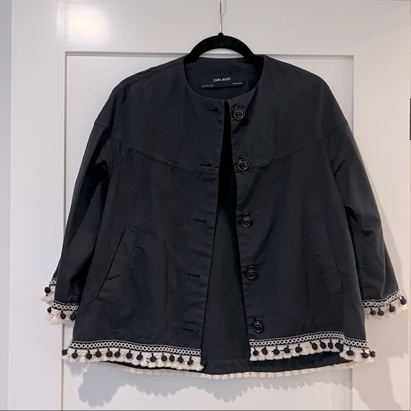 Zara | Jackets & Coats | Zara Fringe Jacket | Poshmark